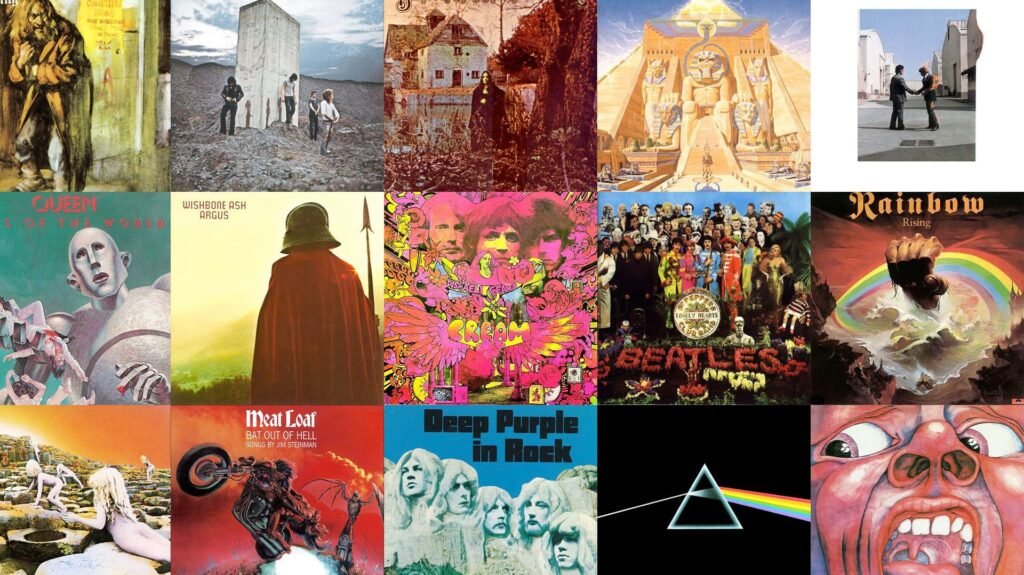 The Art of Rock Music Album Covers